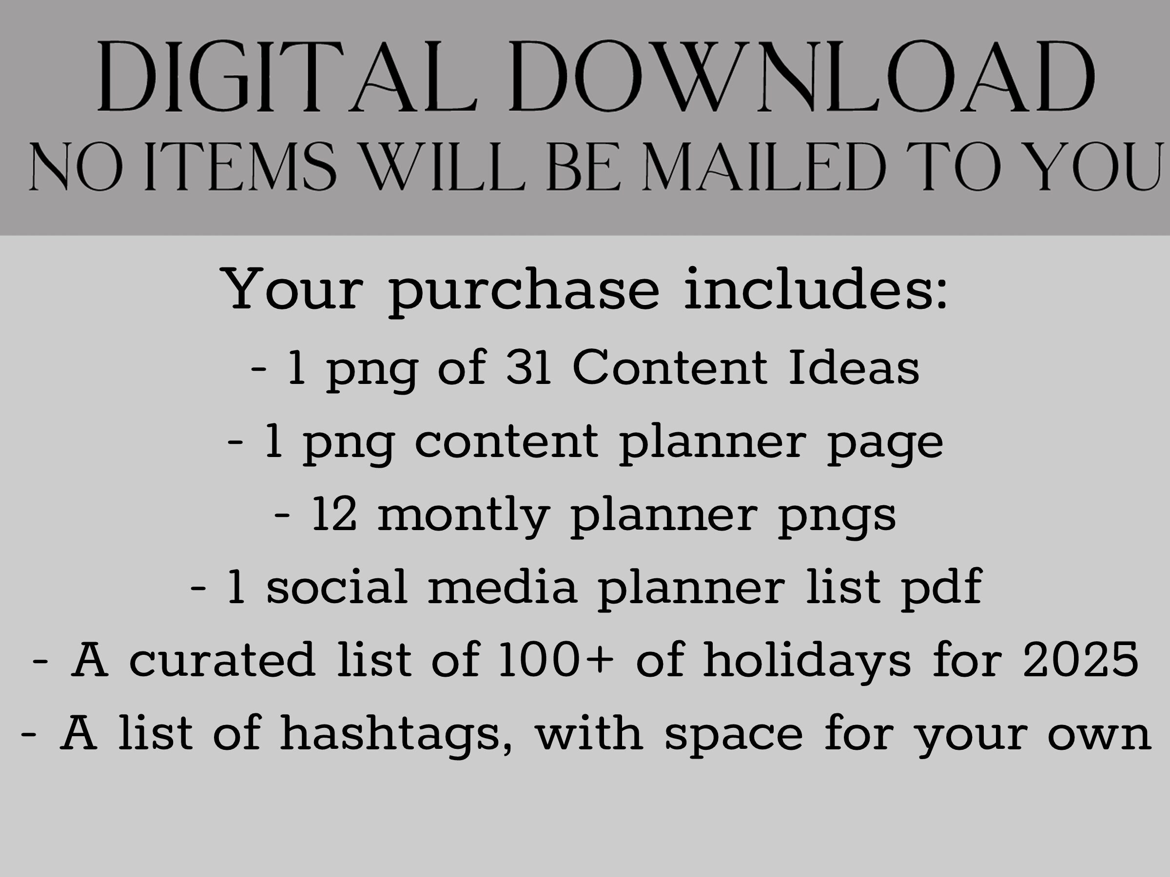 Content Creator Printable Planner | Over 30 Post Ideas | Blog Post ...