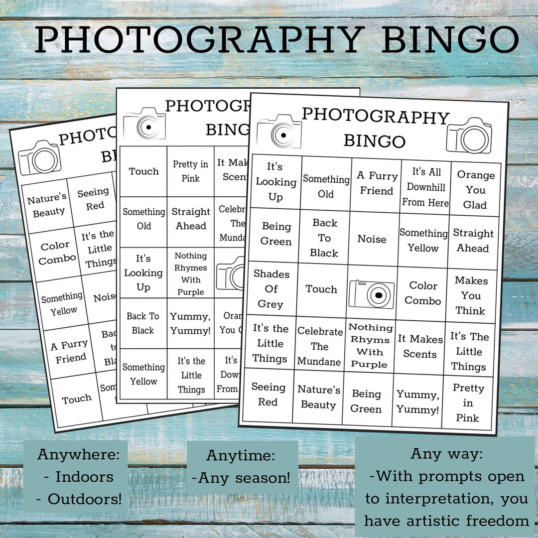 Photography Scavenger Hunt | Small Gift for Artists and Kids ...