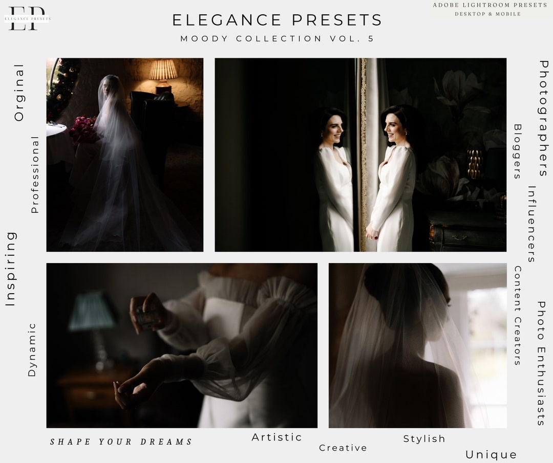 The Best LR and PS Presets: Rich Dark and Earthy Tones for Weddings ...