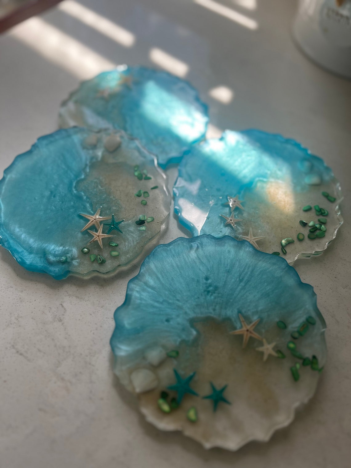 Beach Themed Coasters for Summer Drinks! - Etsy