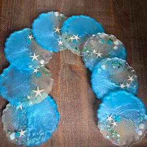 Beach Themed Coasters for Summer Drinks! - Etsy