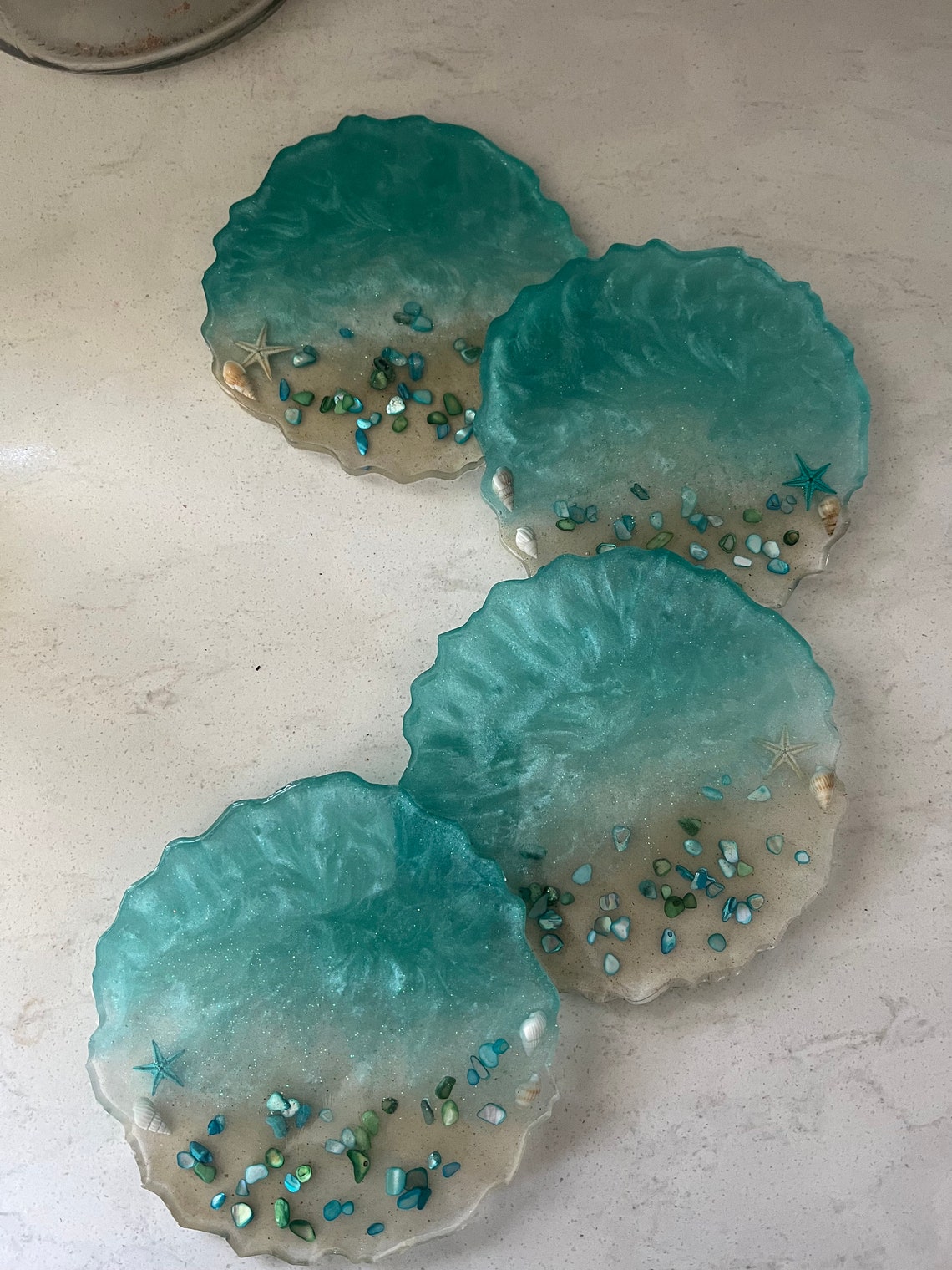 Beach Themed Coasters for Summer Drinks! - Etsy