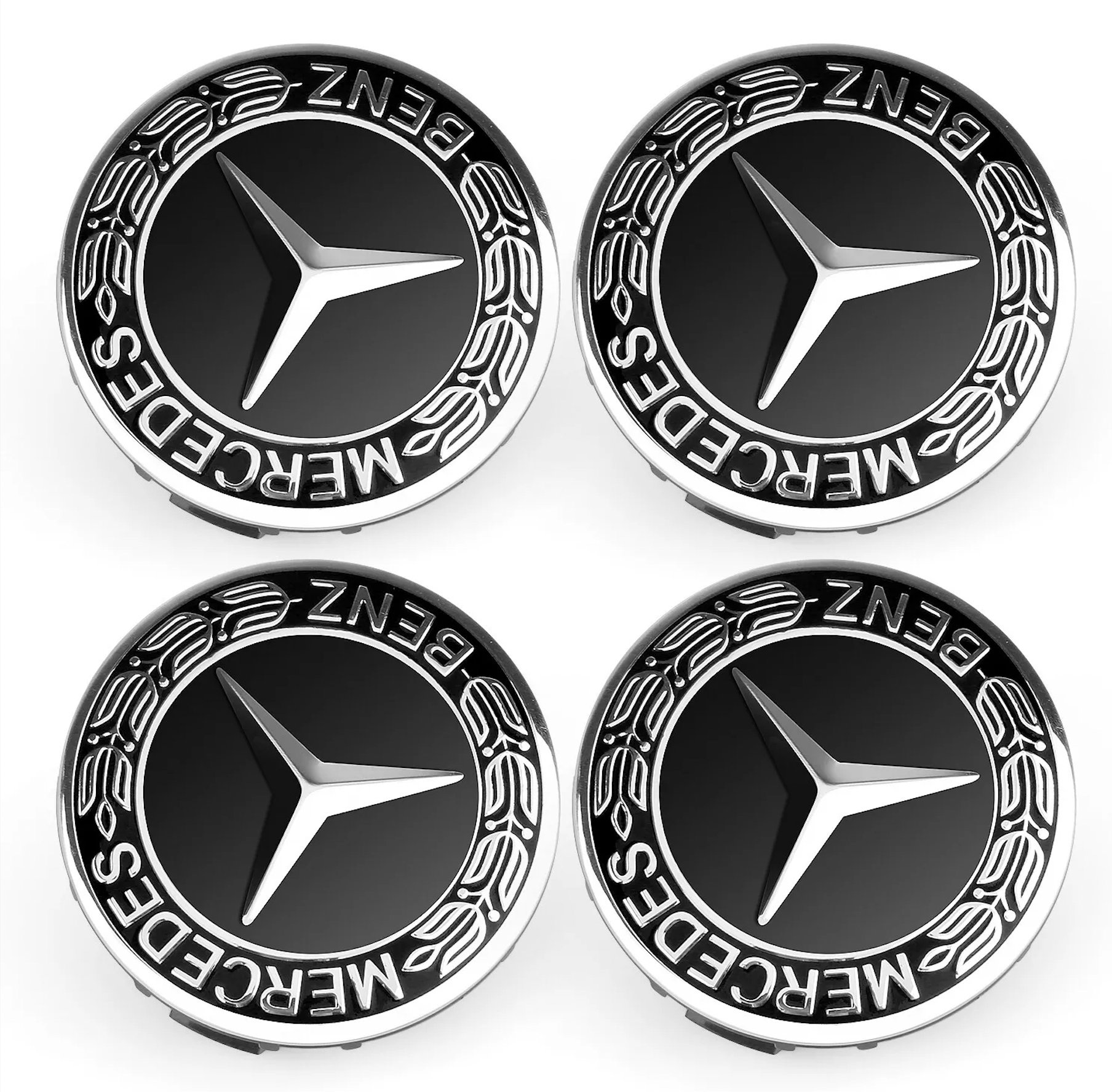FLOATING Mercedes Benz Wheel Center Cap 75mm including 2020 GLE and GLC ...
