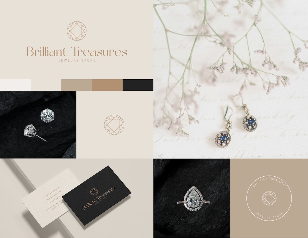 Premade Branding Kit With Personalized Icons: a Full Visual Toolkit ...