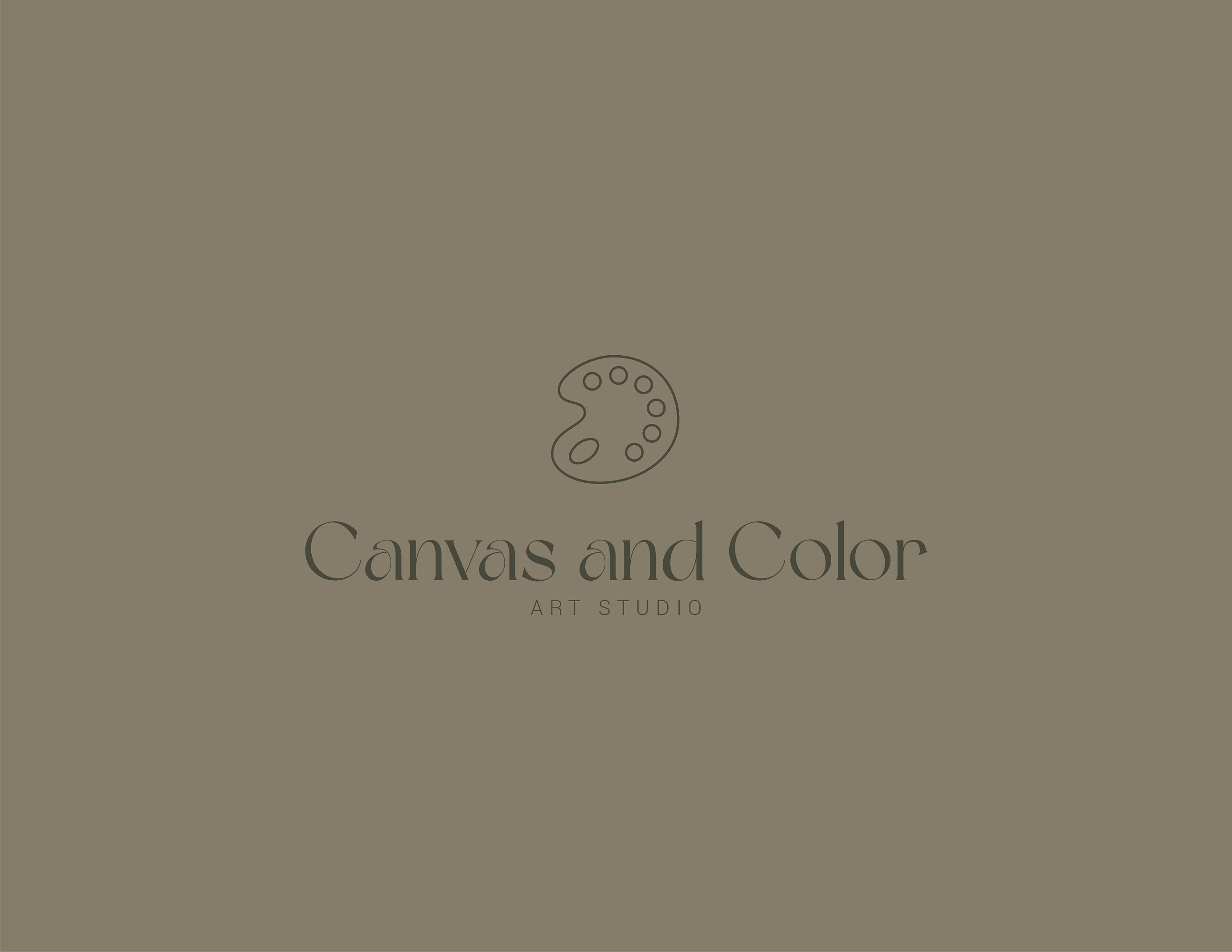 Premade Branding Kit, Painter Logo Kit, Artistic Design Package, Icon ...
