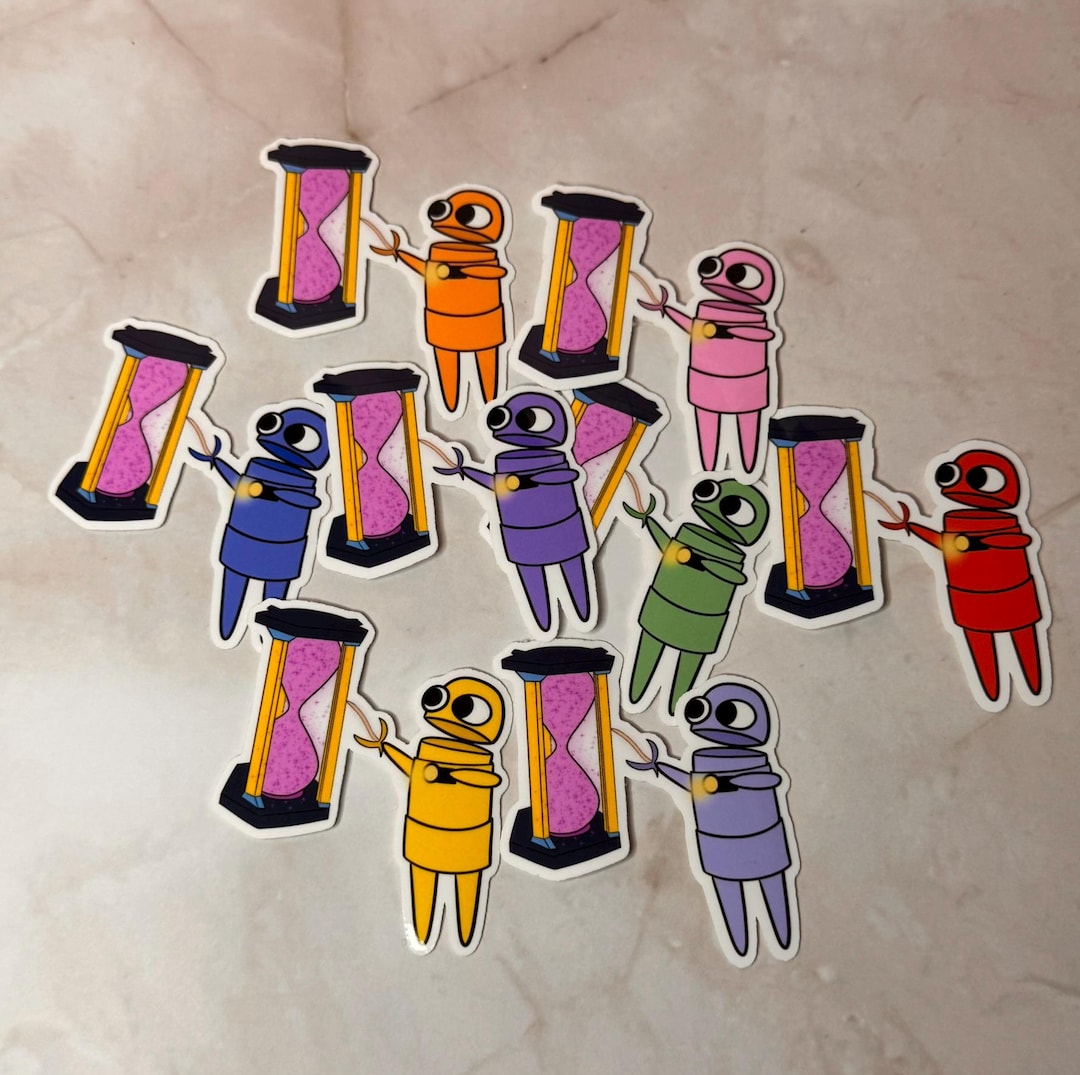 REPO Game Hourglass Stickers || 8 Different Colors - Etsy