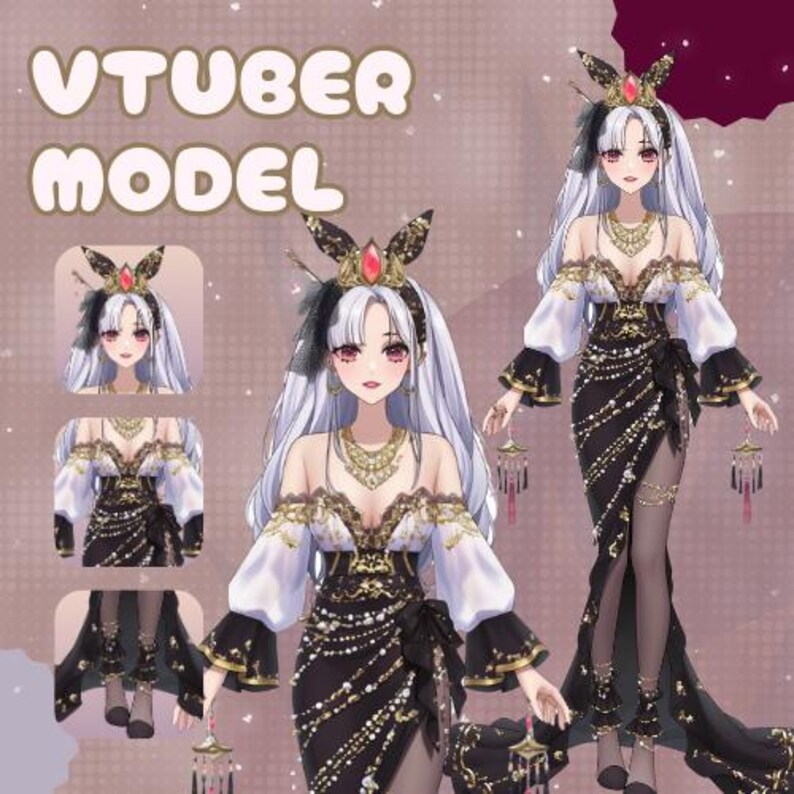 Custom Vtuber Model Live2d Vtuber Avatar Design Vtuber Commission Live2d Commission Live2d Model ...