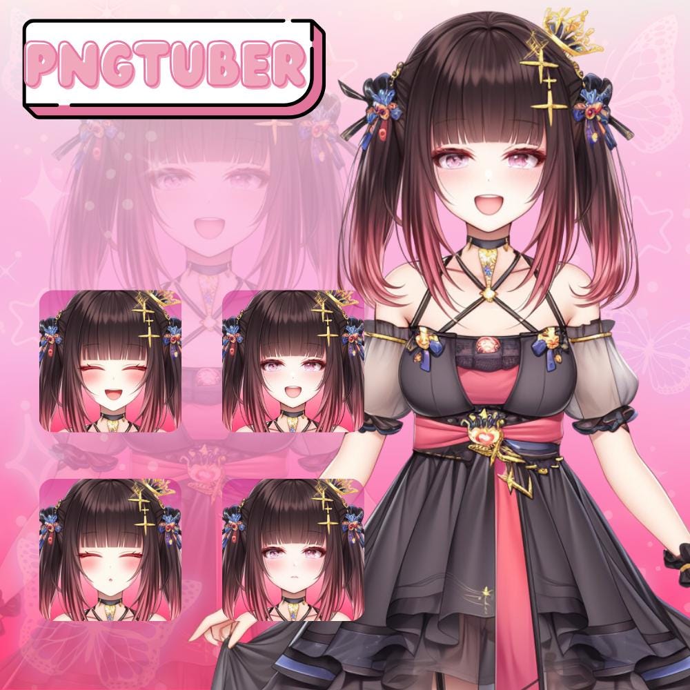 Pngtuber PNG Character Custom Pngtuber Pngtuber Avatar Pngtuber Design ...