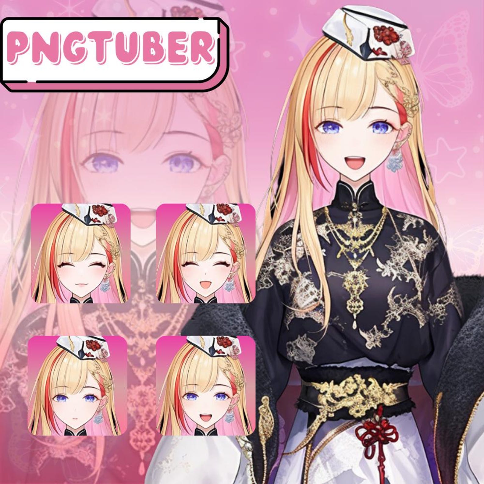 Pngtuber PNG Character Custom Pngtuber Pngtuber Avatar Pngtuber Design ...