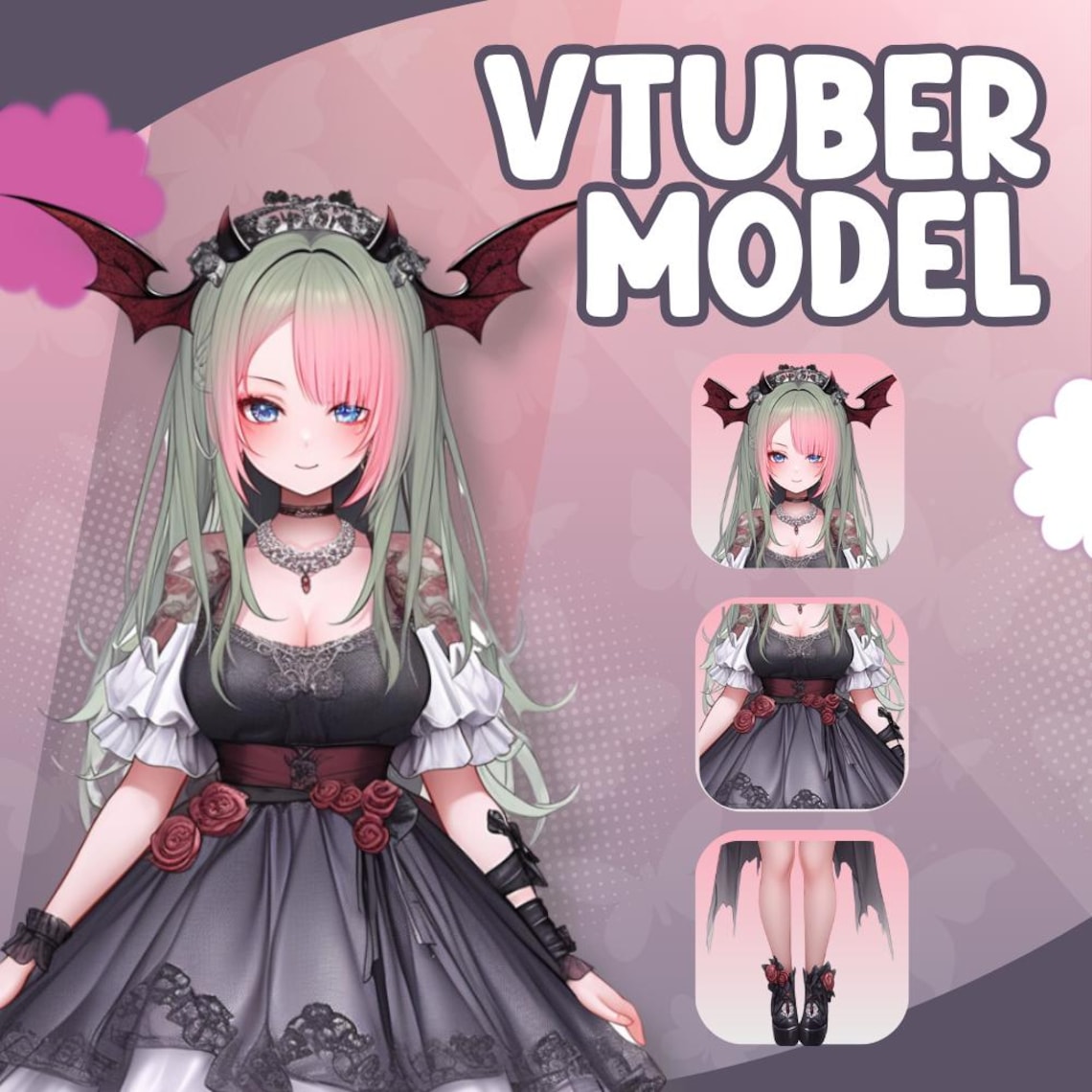Custom Vtuber Model Live2d Vtuber Avatar Design Vtuber Commission ...