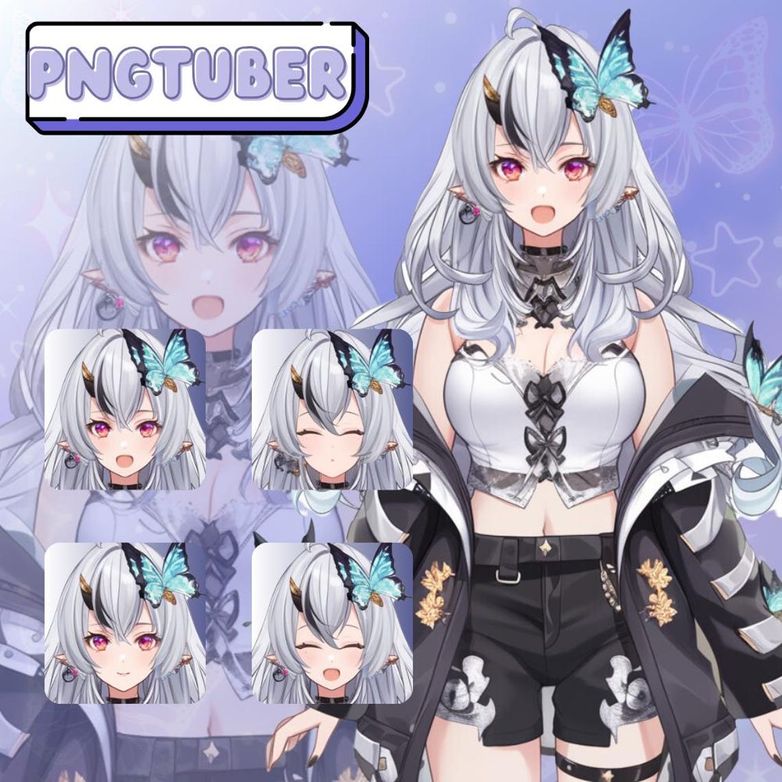 Pngtuber PNG Character Custom Pngtuber Pngtuber Avatar Pngtuber Design ...
