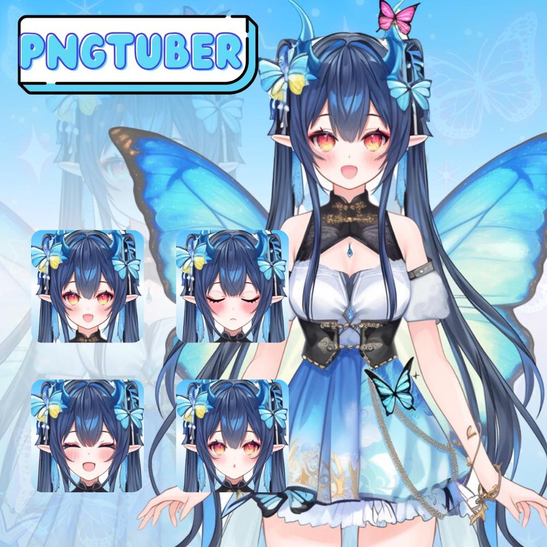 Pngtuber PNG Character Custom Pngtuber Pngtuber Avatar Pngtuber Design ...