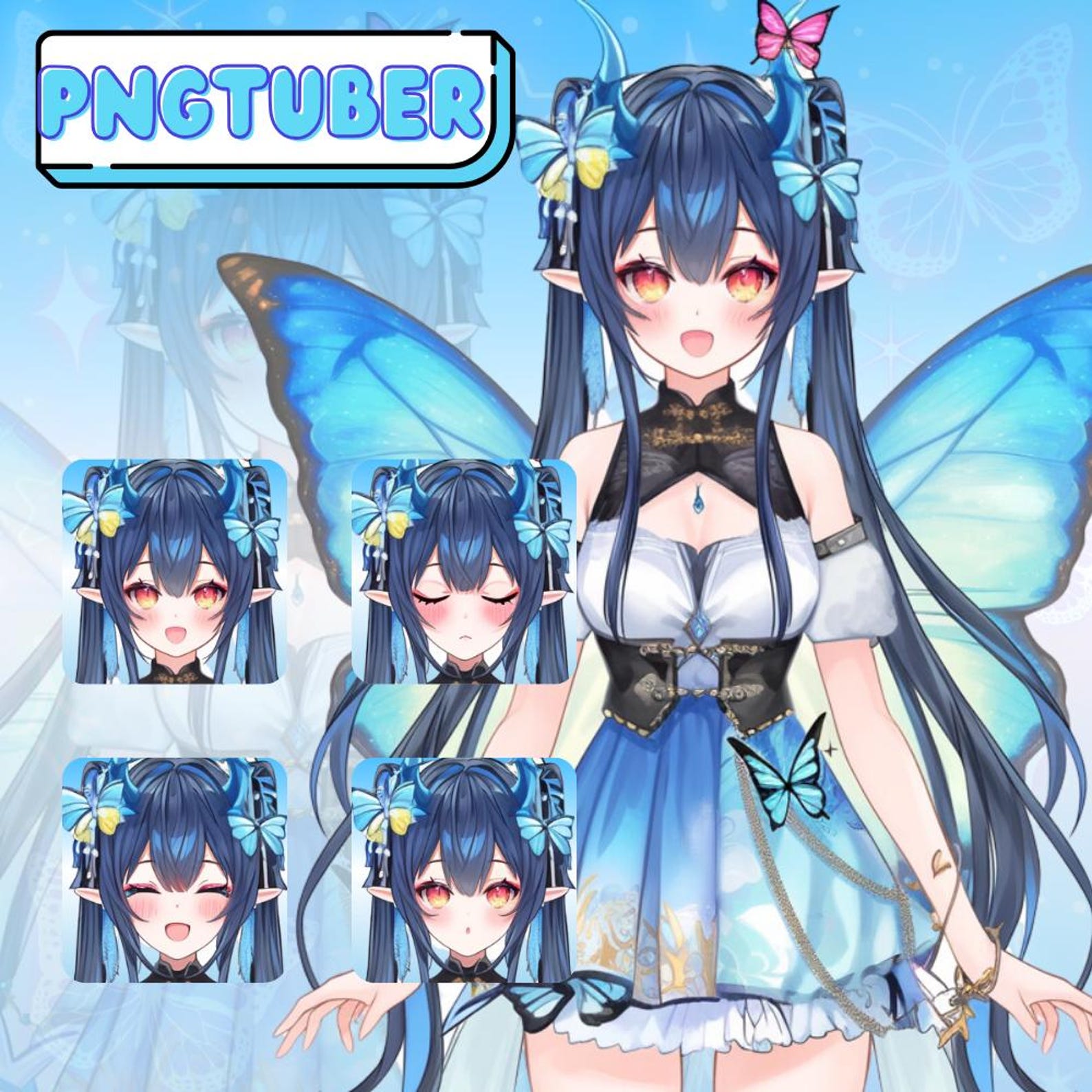 Pngtuber PNG Character Custom Pngtuber Pngtuber Avatar Pngtuber Design ...