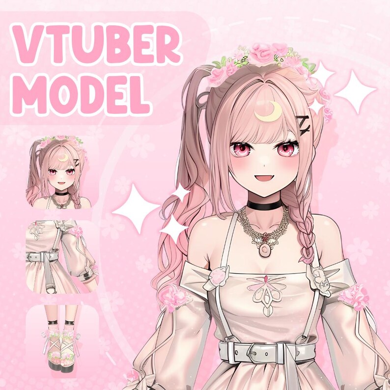 Custom Vtuber Model Live2d Vtuber Avatar Design Vtuber Commission ...
