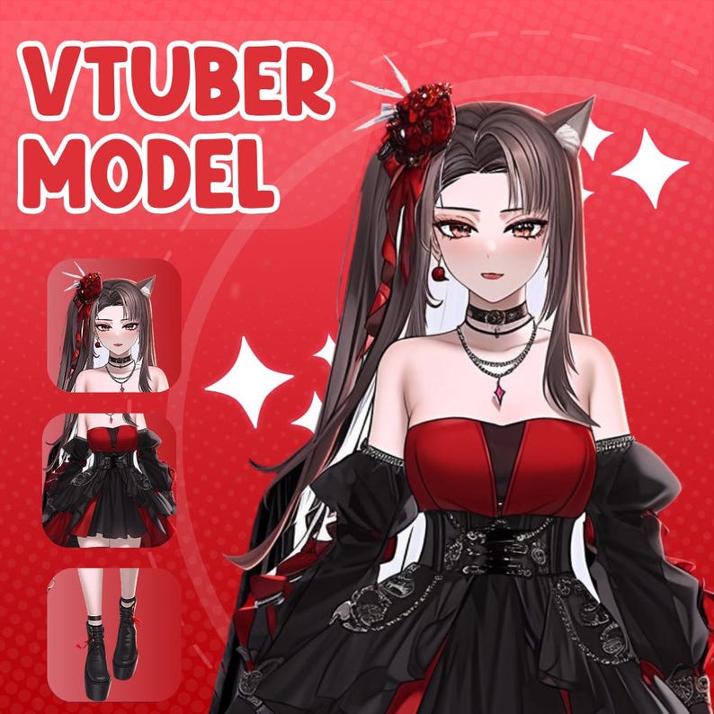 Custom Vtuber Model Live2d Vtuber Avatar Design Vtuber Commission Live2d Commission Live2d Model ...