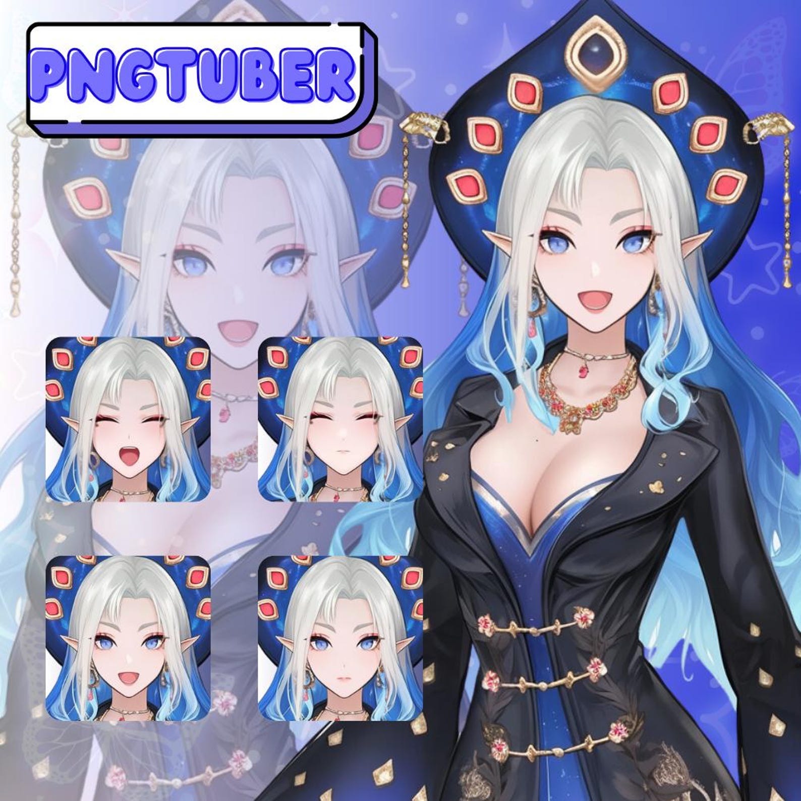 Pngtuber PNG Character Custom Pngtuber Pngtuber Avatar Pngtuber Design ...