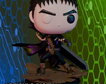 Berserk Guts / 3D Printing Figure STL - Etsy