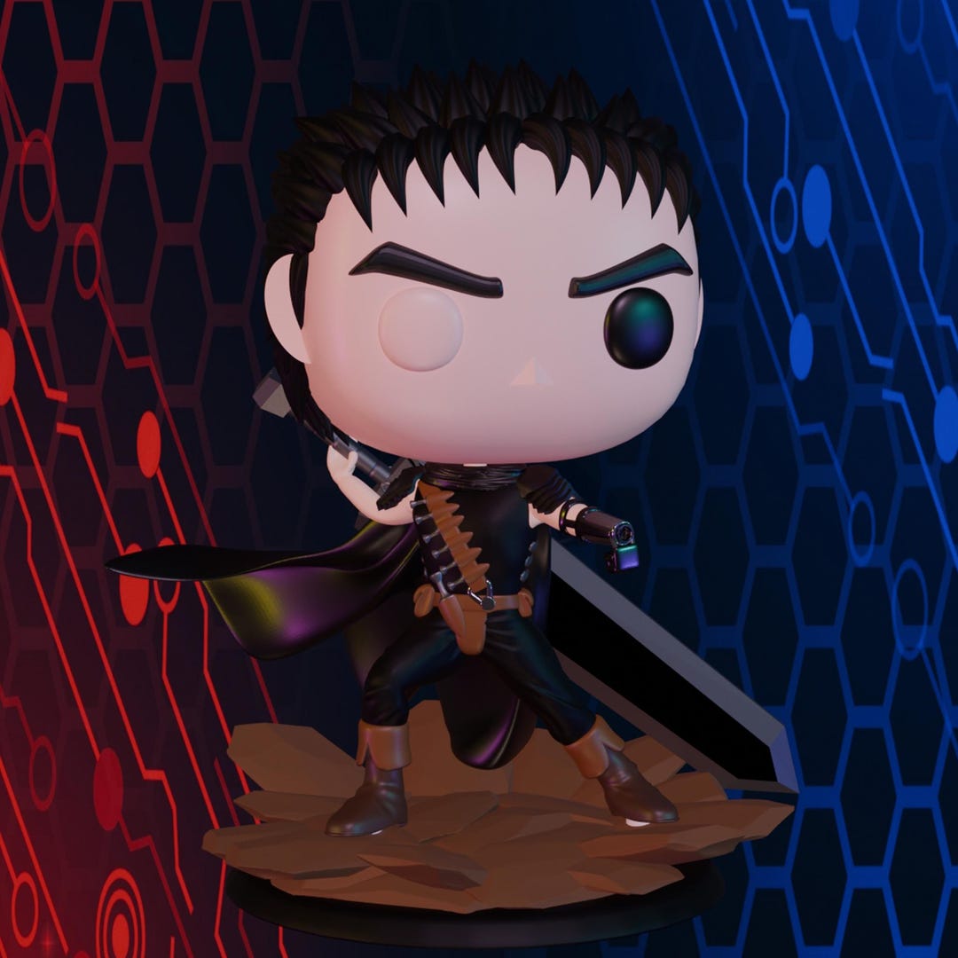 Berserk Guts / 3D Printing Figure STL - Etsy
