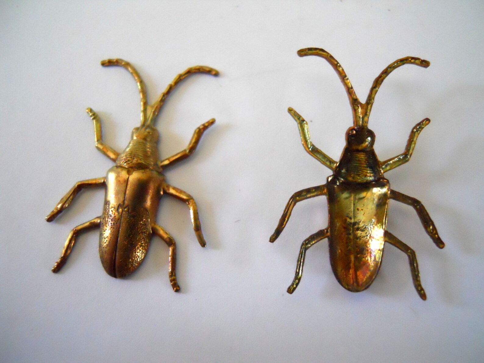 Brass Bug Findings Stamping | Etsy