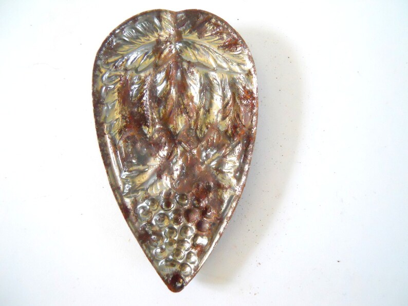 Vintage Rusty Steel Stamping - Etsy