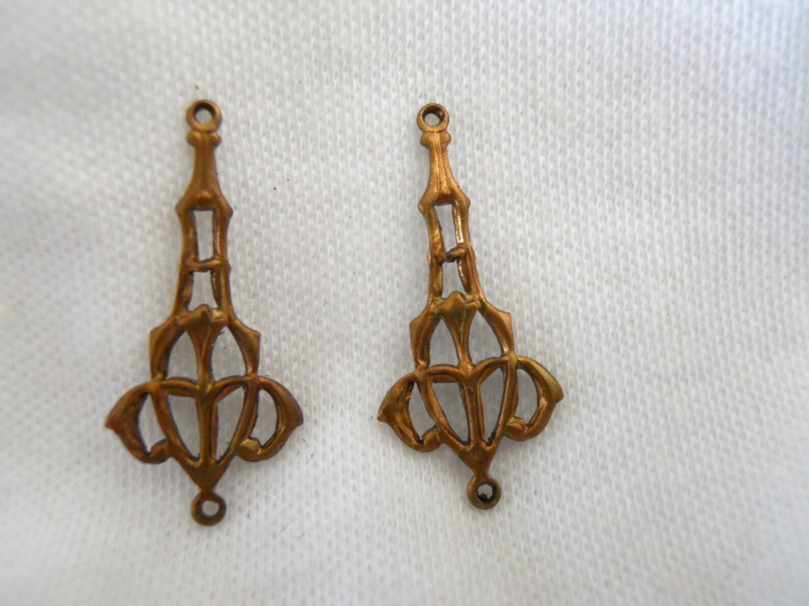 Brass Ox Connector Pair - Etsy