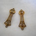 Edwardian Brass Ox Connector Pair - Etsy