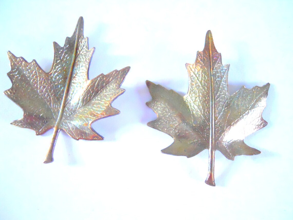 Maple Leaf Stamping Pair - Etsy