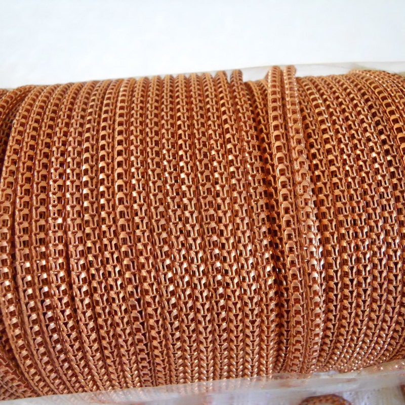 Copper Mesh Necklace - Etsy