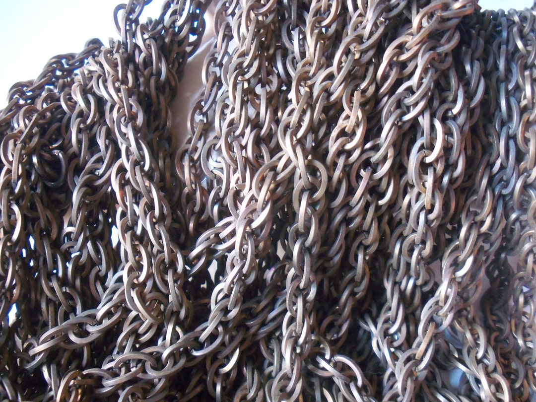 Vintage Oxidized Industrial Chain - Etsy