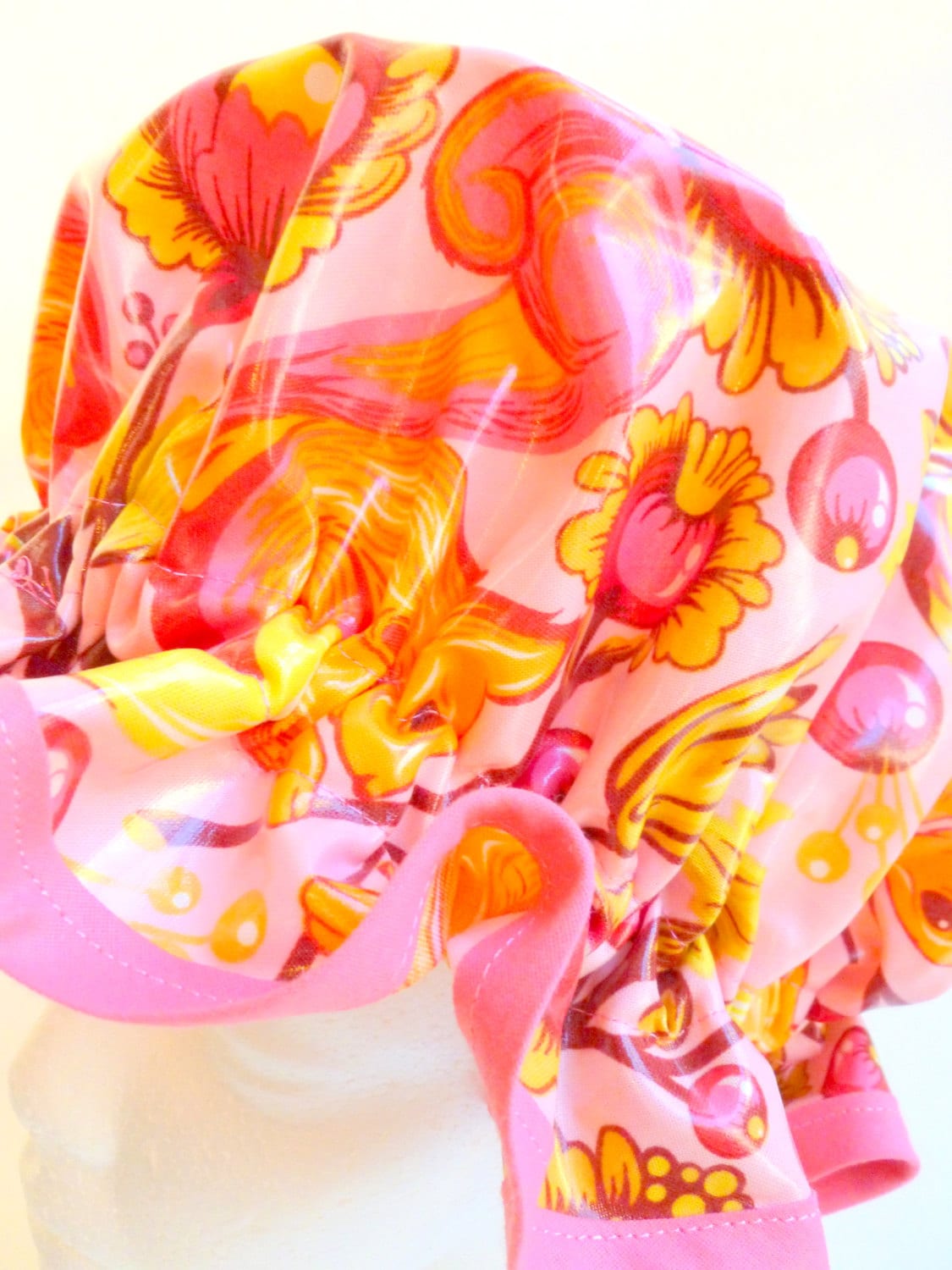 Vintage Shower Caps Pink Squirrel Adult Size Wipeable and | Etsy