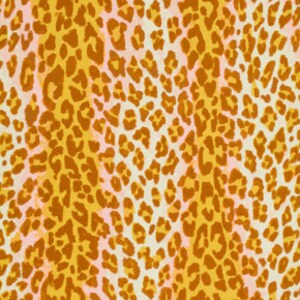 Splat Mat/tablecloth "cheetah Peach" - Laminated Cotton BPA & PVC Free ...