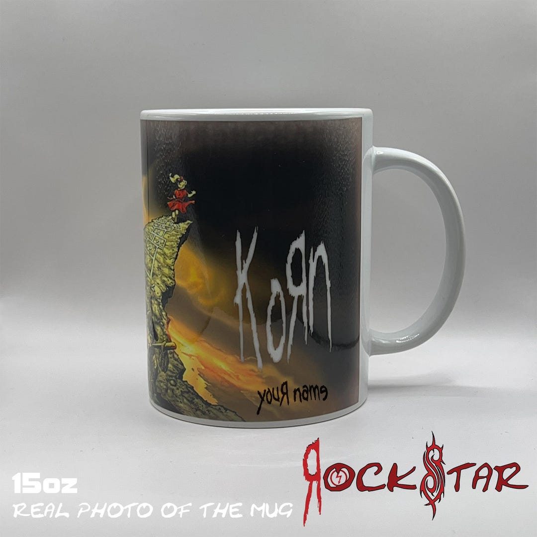 KORN - Personalized Name - Follow the Leader Mug 15oz - Etsy