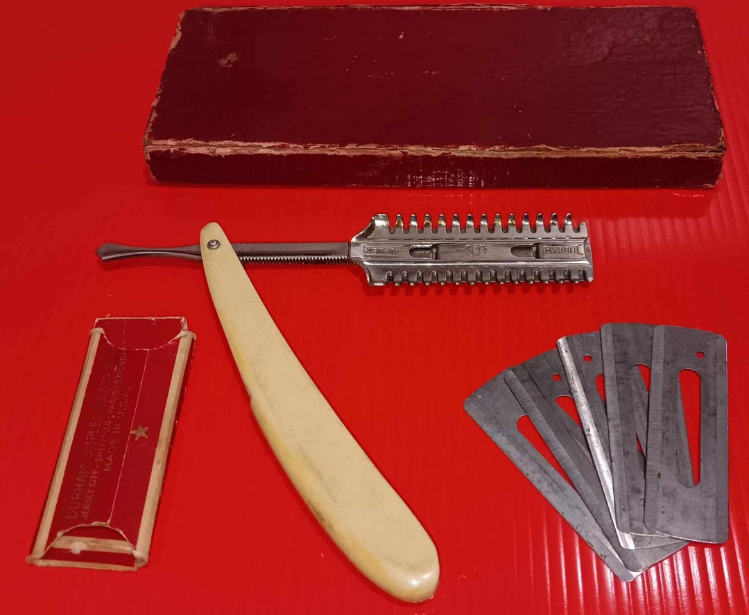 Vintage Durham Duplex Safety Razor Set With Box Vintage Razor for Men ...