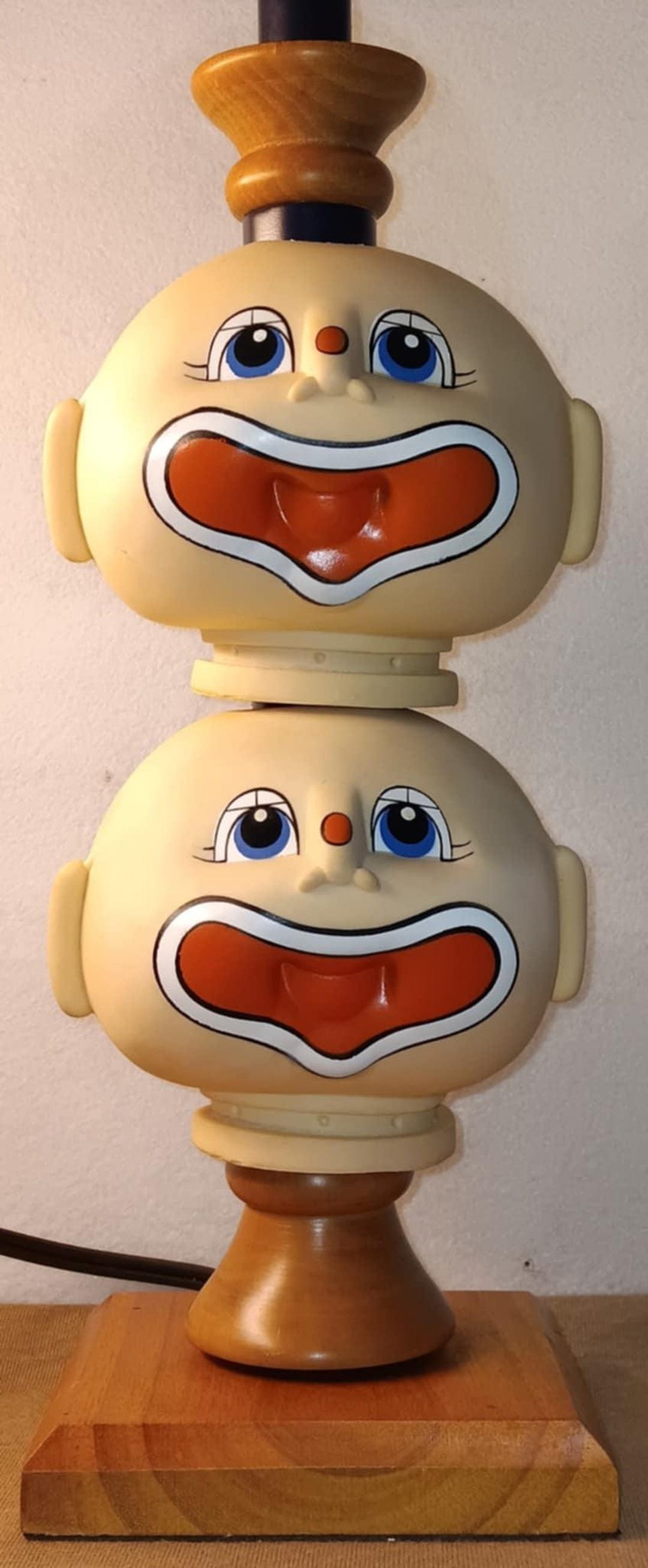 Clown Lamp With Clowns on a Lamp With a Clown Baby Lamp With Baby Clown ...