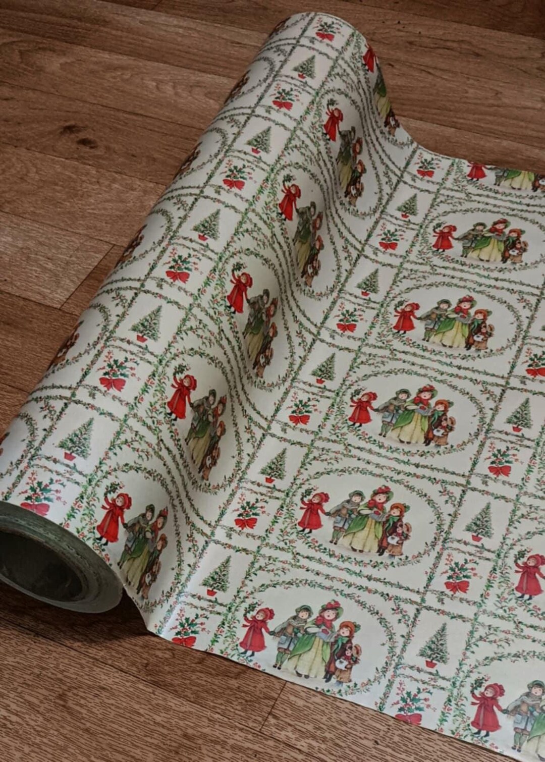 Vintage Wrapping Paper From a Department Store Wrapping Paper Vintage ...