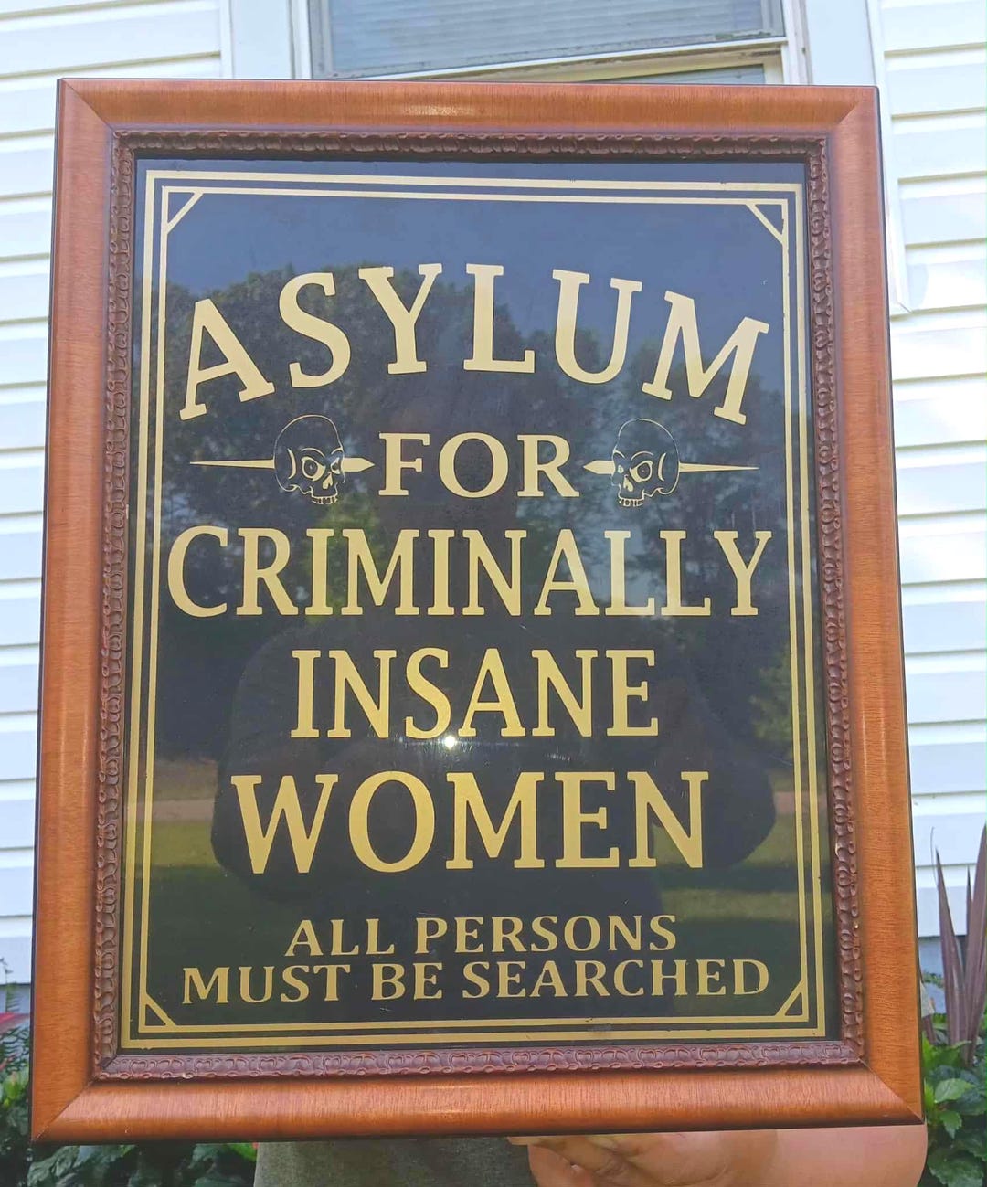 Insane Asylum Picture of Insane Asylum Sign for Insane Woman Sign Who ...