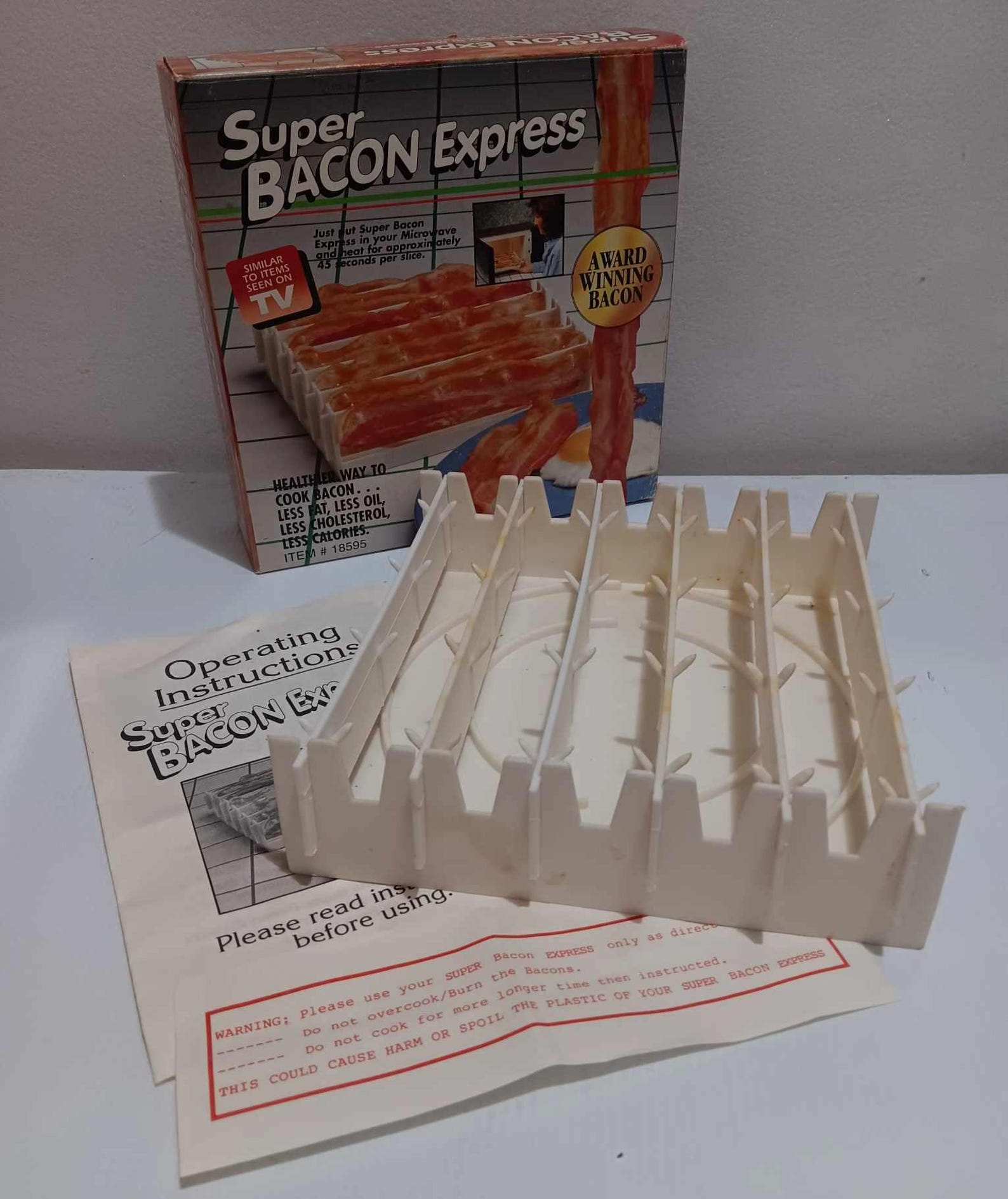 Vintage as Seen on TV Vintage Super Bacon Express for Cooking Bacon in ...