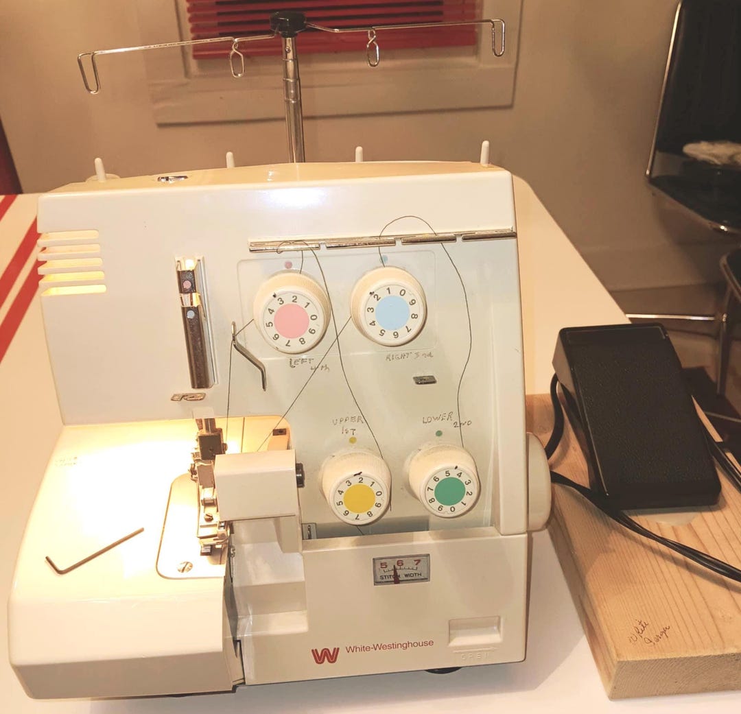 Serger Sewing Machine by Westinghouse Sewing Machine Serger by White ...