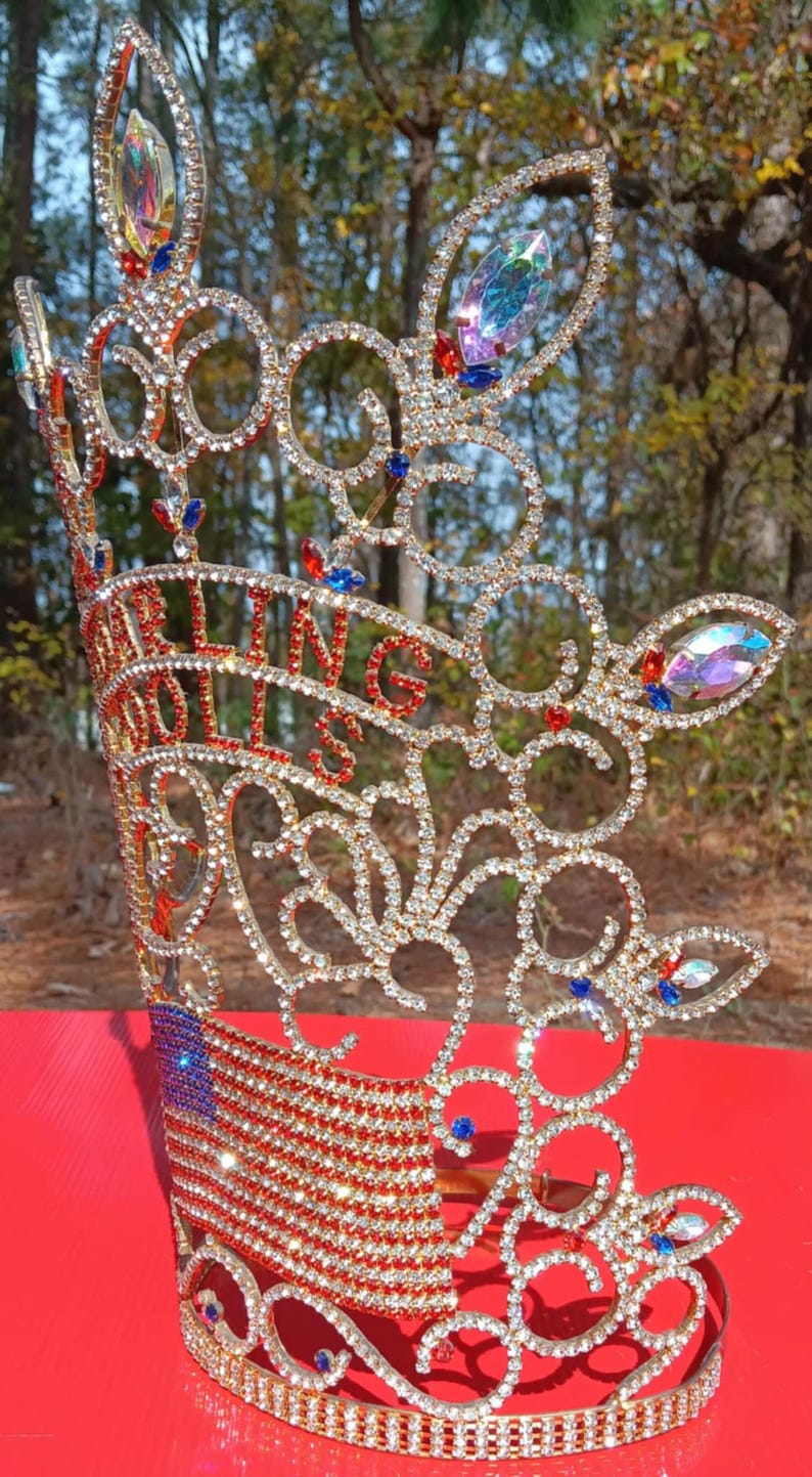 Patriotic Crown for Princess Patriotic Tiara for Model Crown With ...