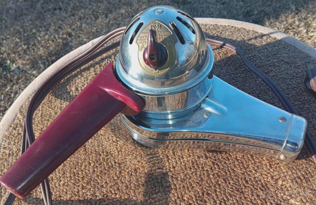 Vintage Knapp Monarch Chrome Hair Dryer With Bakelite Handle - Etsy
