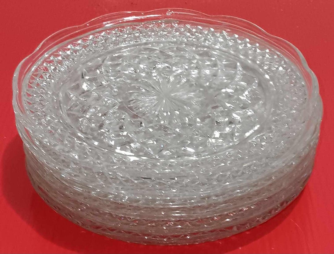 Vintage Bread Plate by Anchor Hocking Bread Plate Set of 5 Anchor ...