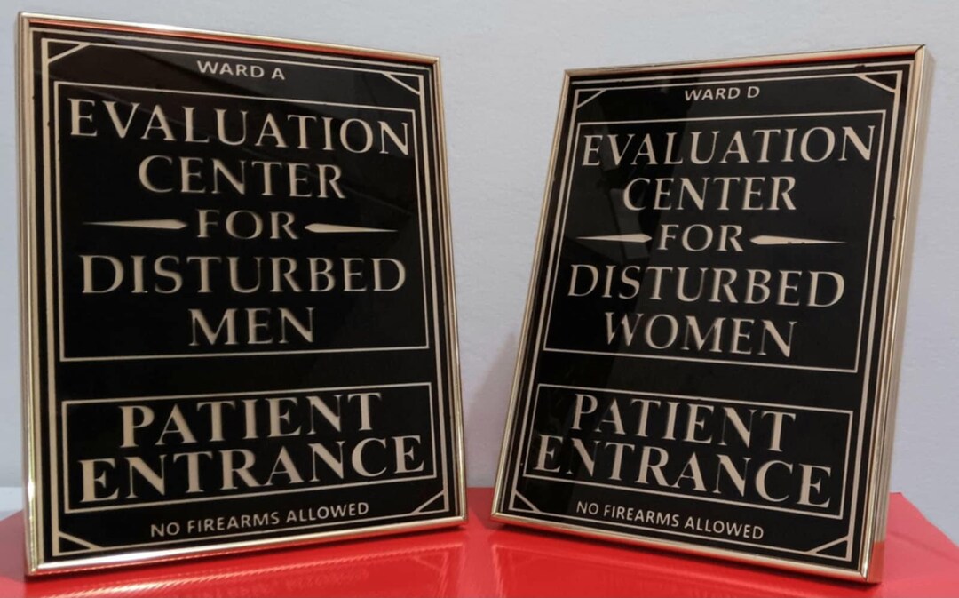 Insane Asylum Sign for Husband and Wife Gift Ideas for Couples ...