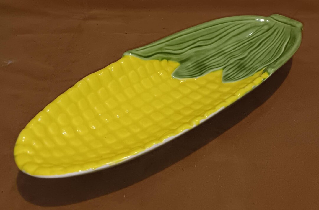 Corn Platter Plate for Corn Serving Bowl Clara Hart Corn Server for ...