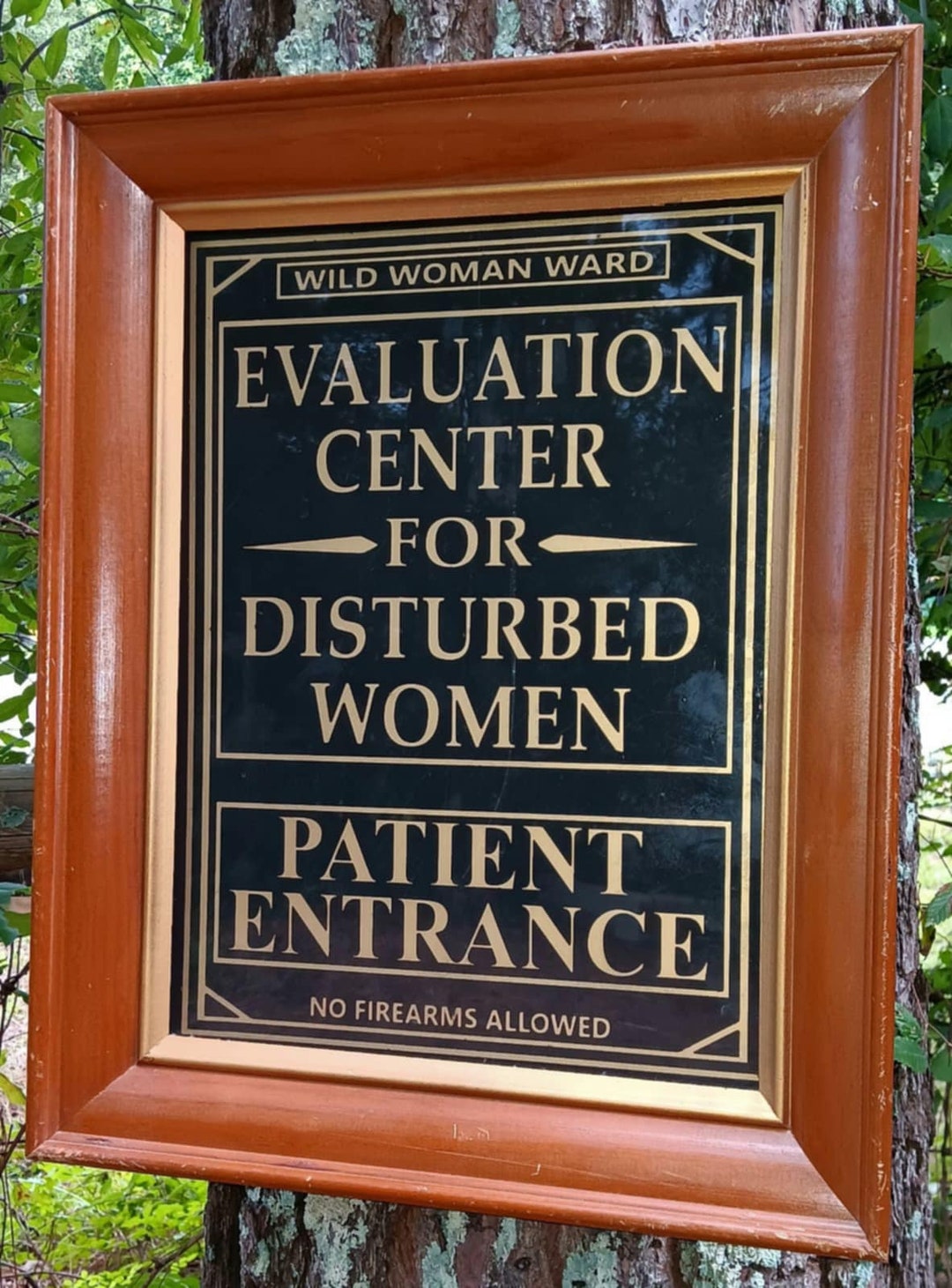 Personalized Women's Prison Sign ' Insane Asylum Sign for Disturbed ...