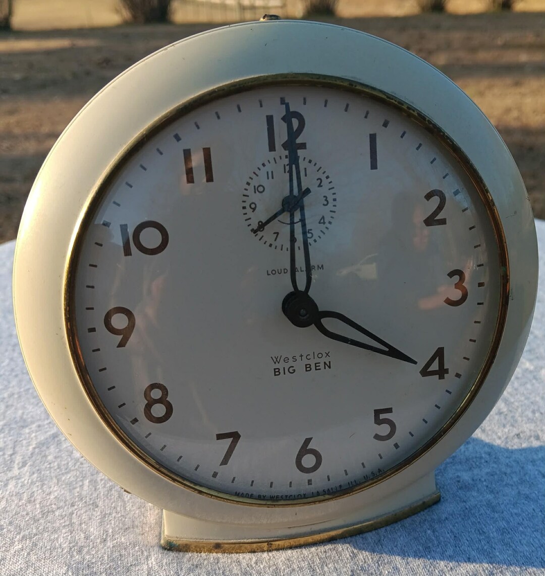 Vintage Westclox Big Ben Alarm Clock ' Vintage Art Deco Alarm Clock ...