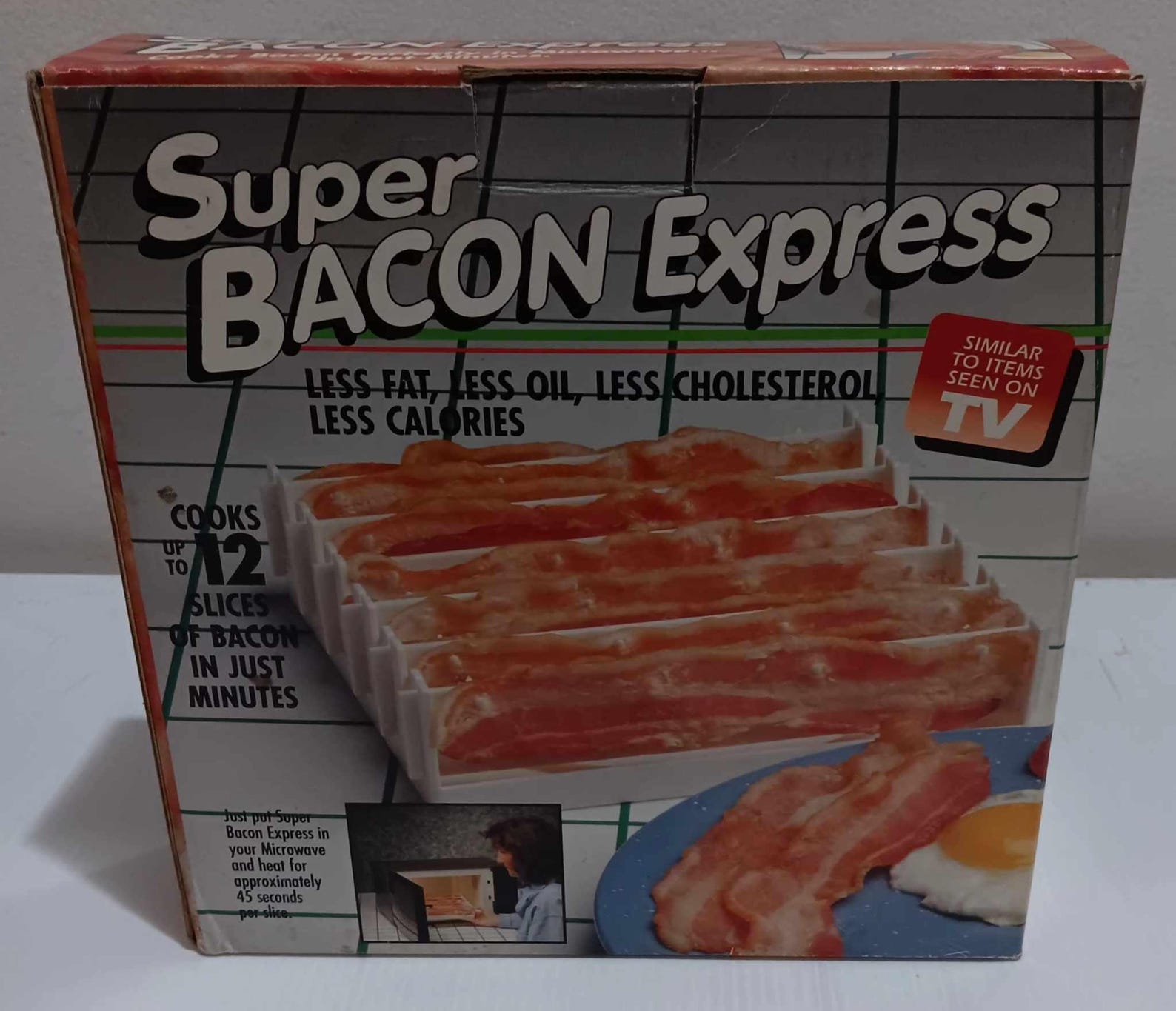 Vintage as Seen on TV Vintage Super Bacon Express for Cooking Bacon in ...