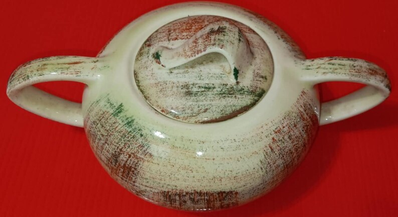 Vintage Vernonware Raffia Pitcher With Handle Vintage Vernon Kilns ...