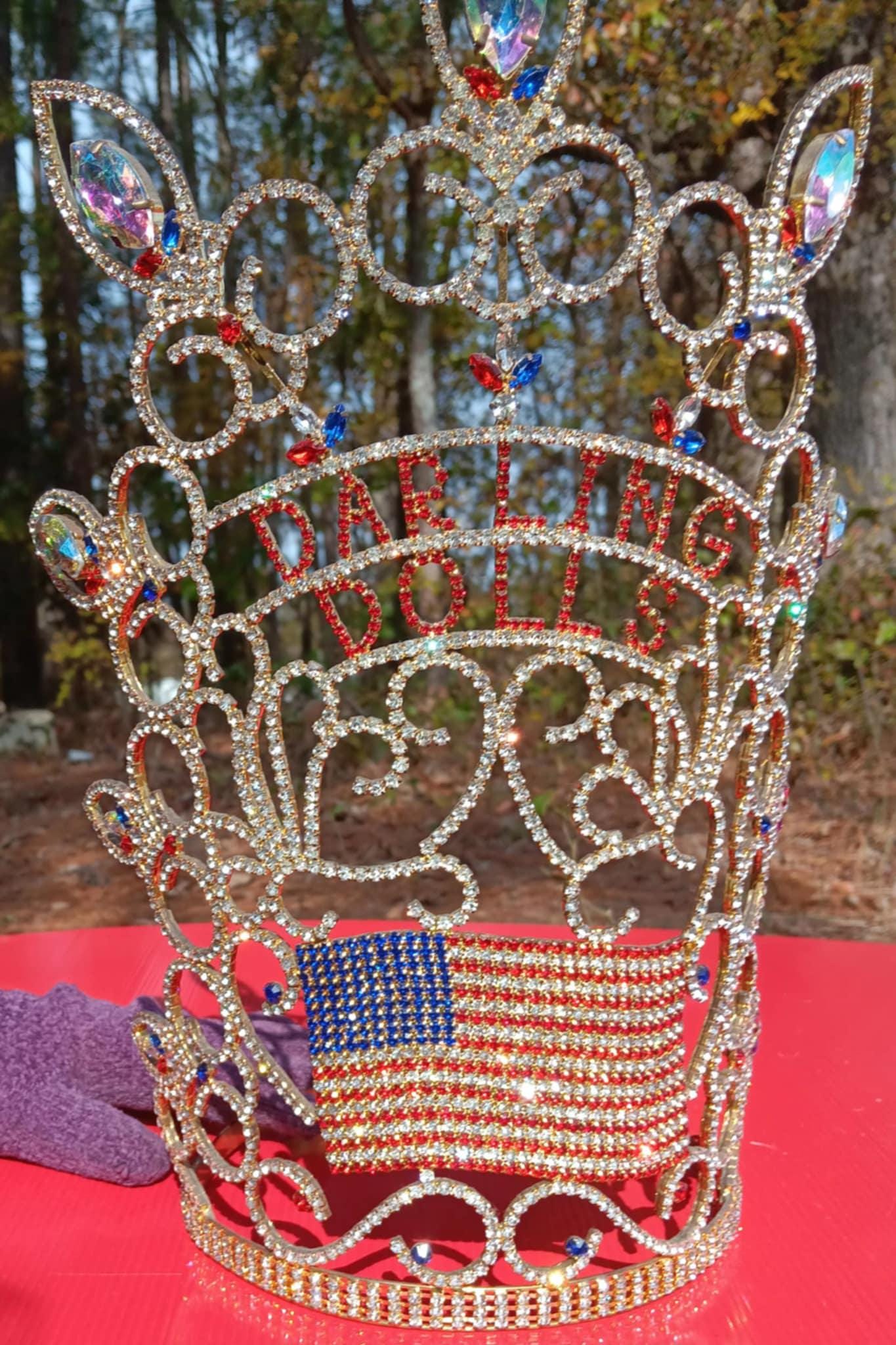 Patriotic Crown for Princess Patriotic Tiara for Model Crown With ...