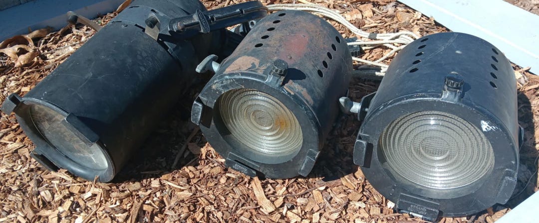 Vintage Strand Stage Light ' Strand Stage Lights ' Vintage Theater ...
