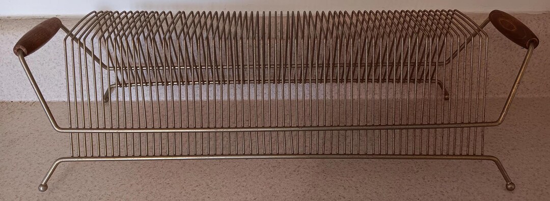 Vintage Record Holder for Records Holder for Vintage Record Rack for ...